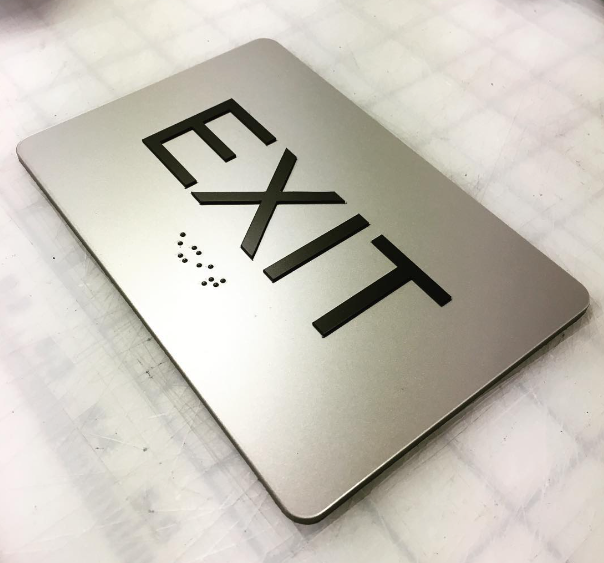 ADA Exit & Exit Route Signs | ADA Compliant Signage – Sign Optima ...